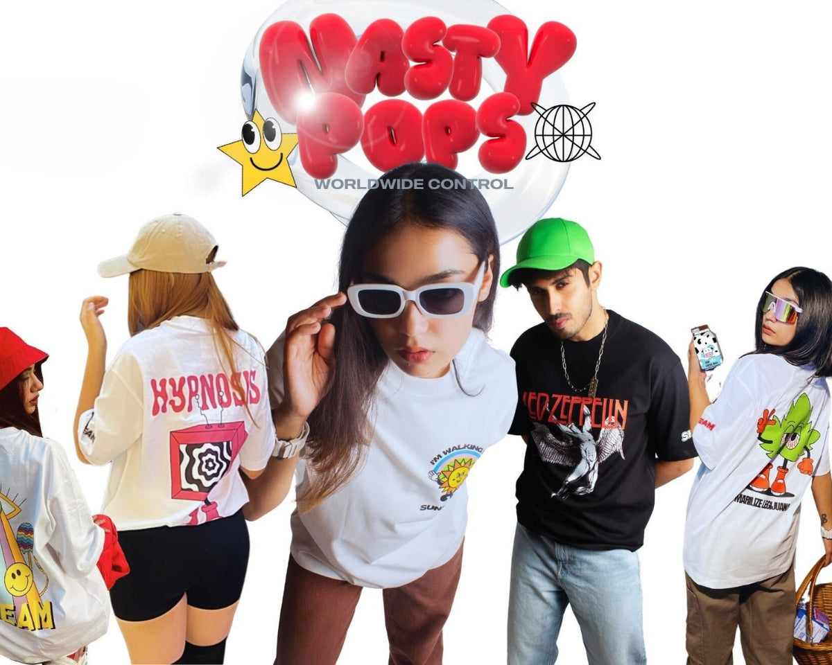 Nasty Pops Oversized T-shirts
